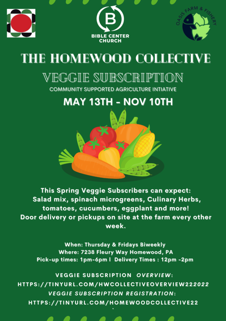 2022 Veggie Subscription - Farm to Table Western PA