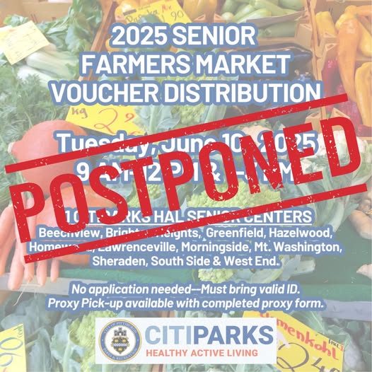 SENIOR FARMERS MARKET VOUCHER DISTRIBUTION POSTPONED - Farm to Table ...